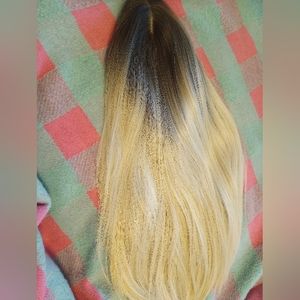 Hair | New Highquality Ash Blonde With Brown Shadow Root Synthetic Wig ...